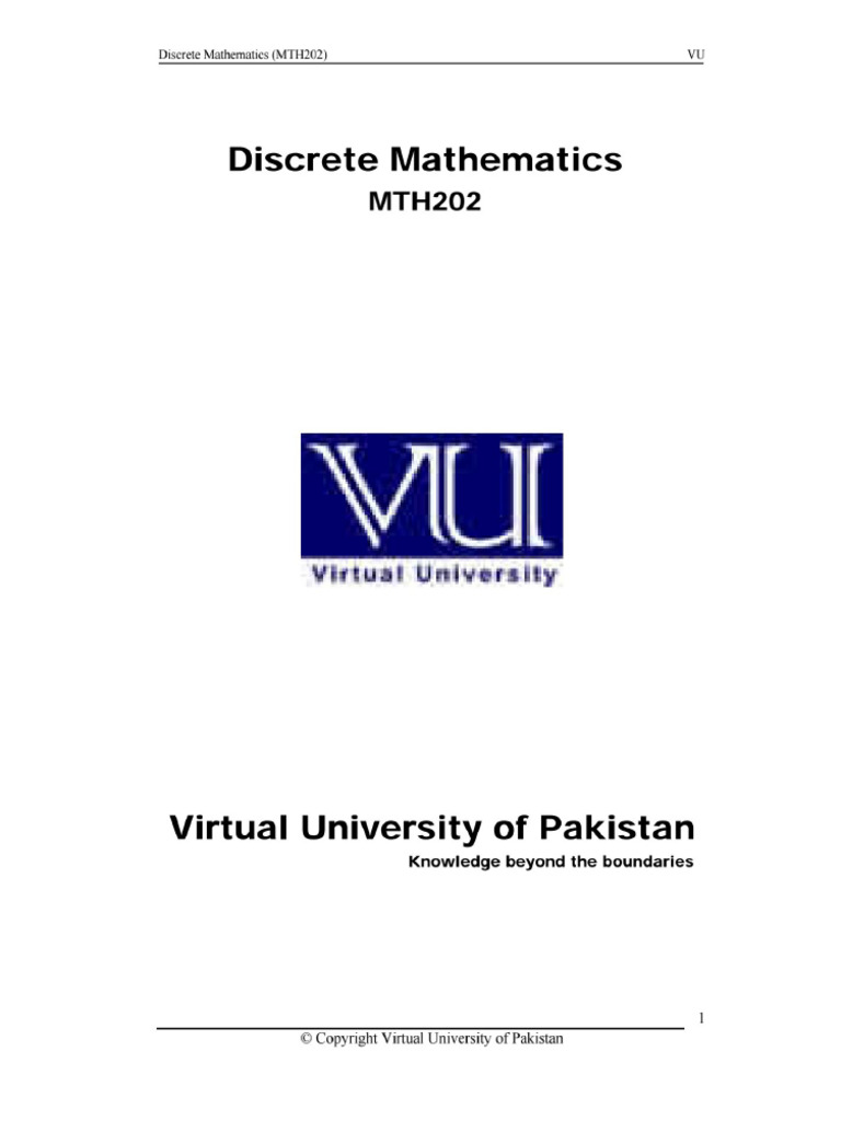 Mth202 Updated Handouts | PDF
