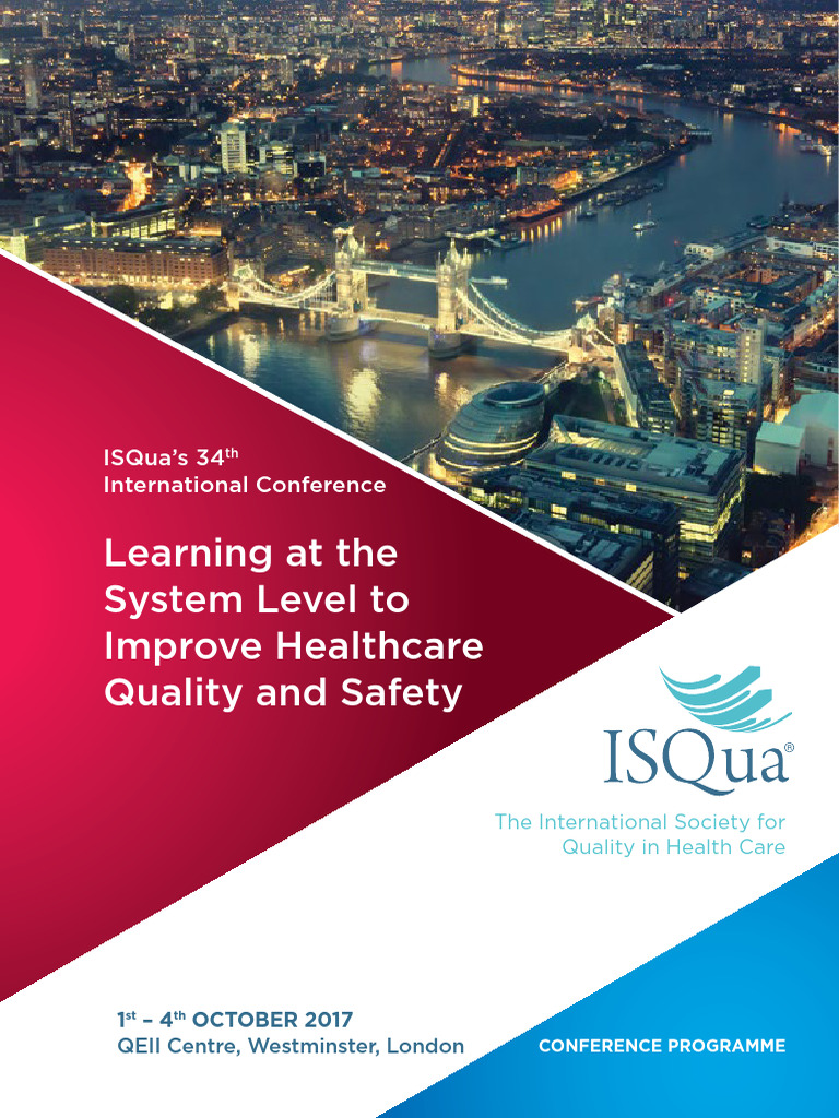ISQua Programme 2017 Web | PDF