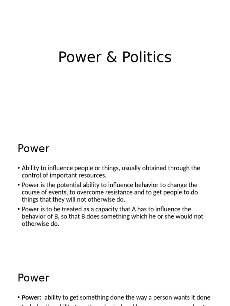 Power | PDF