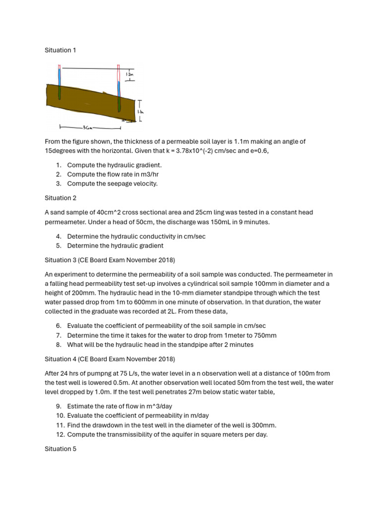 Geotech Problems 2 | PDF