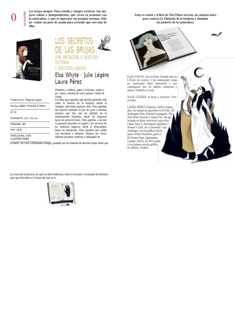 Los Secretos de Las Brujas: Elsa Whyte Julie Légère Laura Pérez | PDF