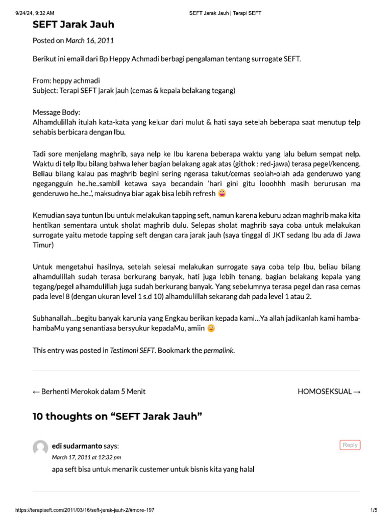 Seft Jarak Jauh | PDF