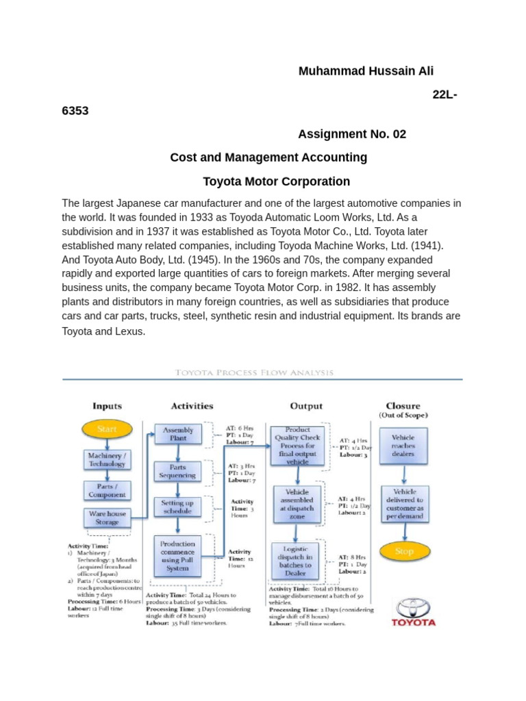 Cost and Management Accounting Assignment 2 | PDF