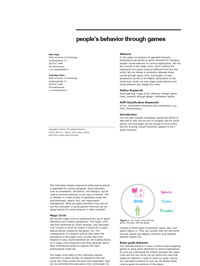 Social Gaming Rules | PDF