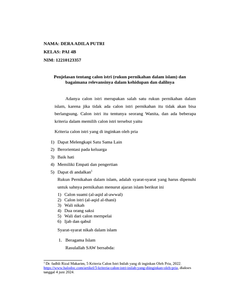 Dera Adila Putri | PDF