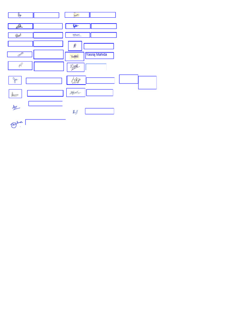 Signature Matrix | PDF