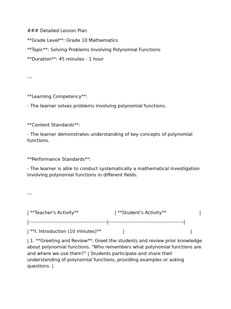 Problem-Based Learning Plan | PDF