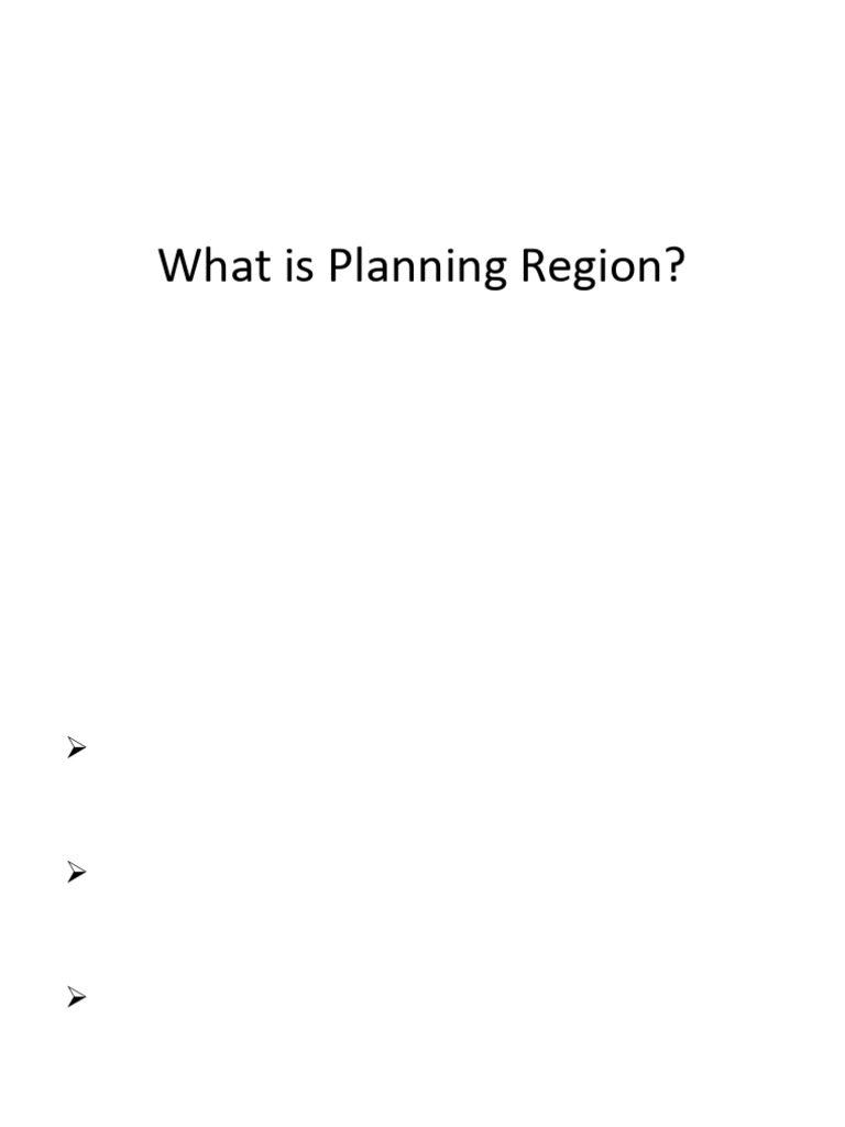 Planning Region | PDF
