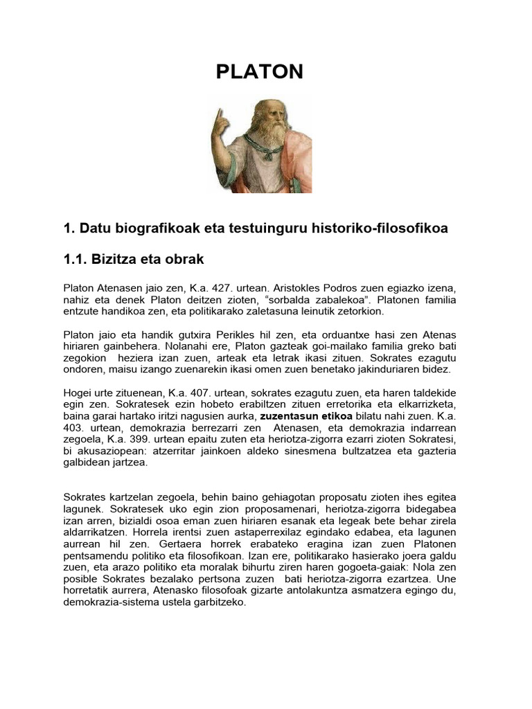 PLATON 23-24 Kopia - Docx Fitxategiaren Kopia | PDF