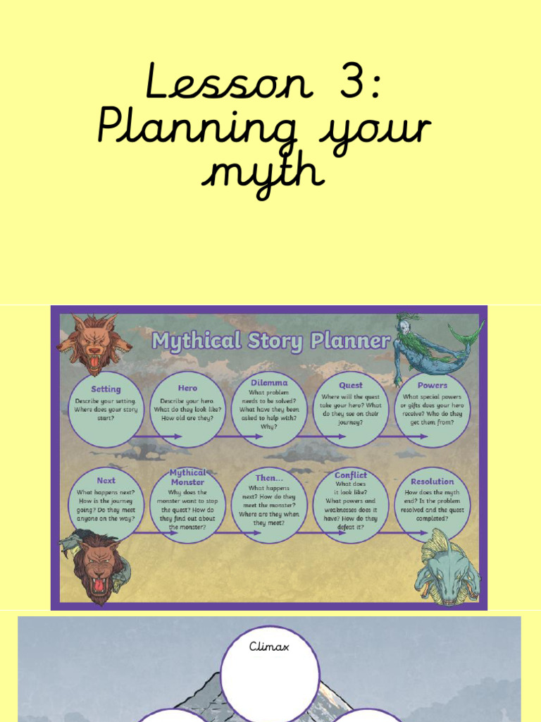 Planning Your Myth | PDF