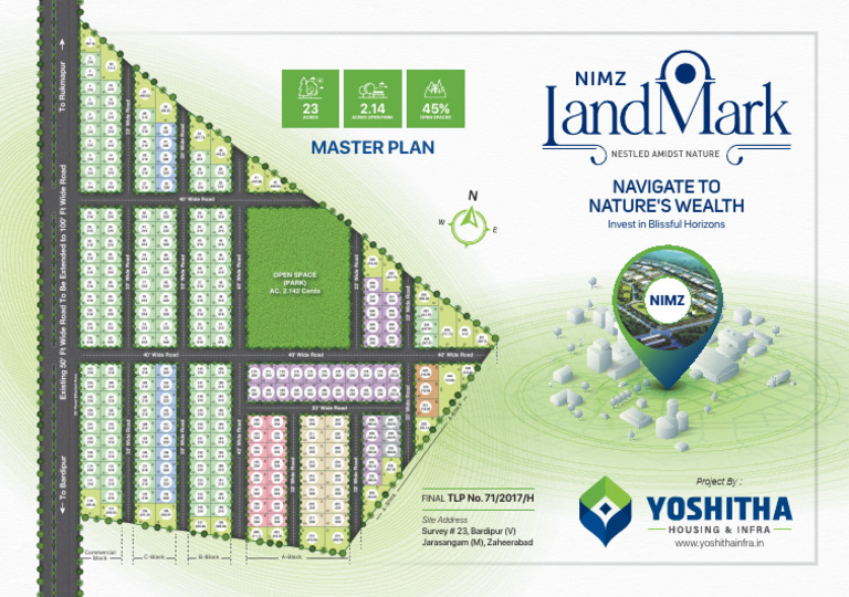 Landmark - Master Plan Layout 27 X 19 | PDF