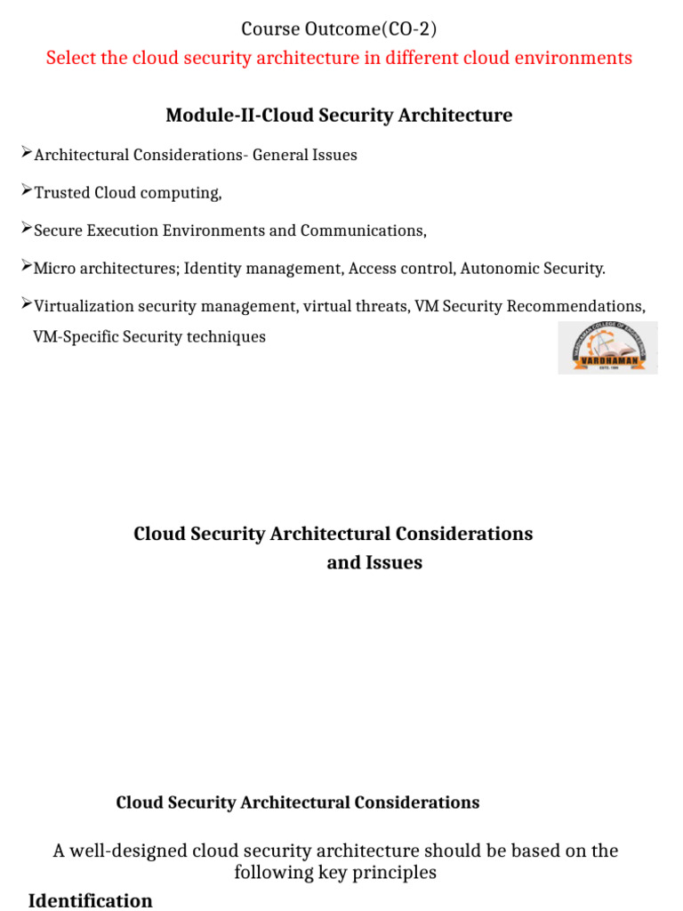 Cloud Security Module II | PDF