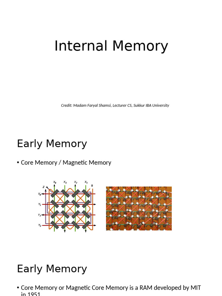 Chapter 5 - Internal Memory | PDF