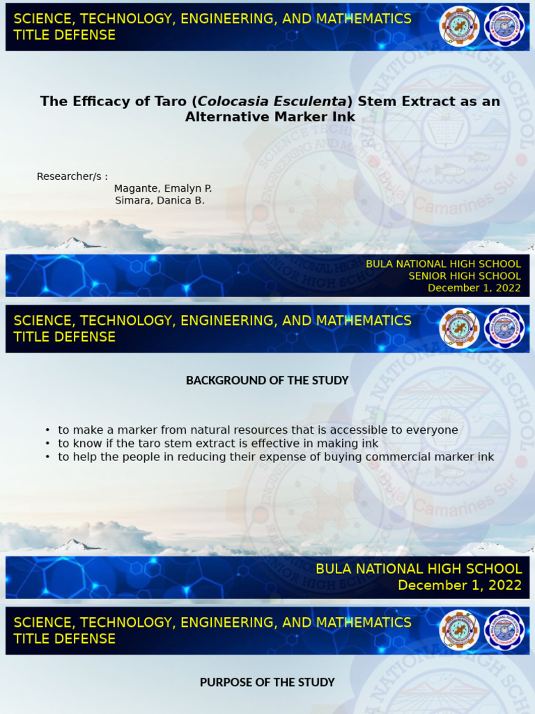 Presentation STEM | PDF