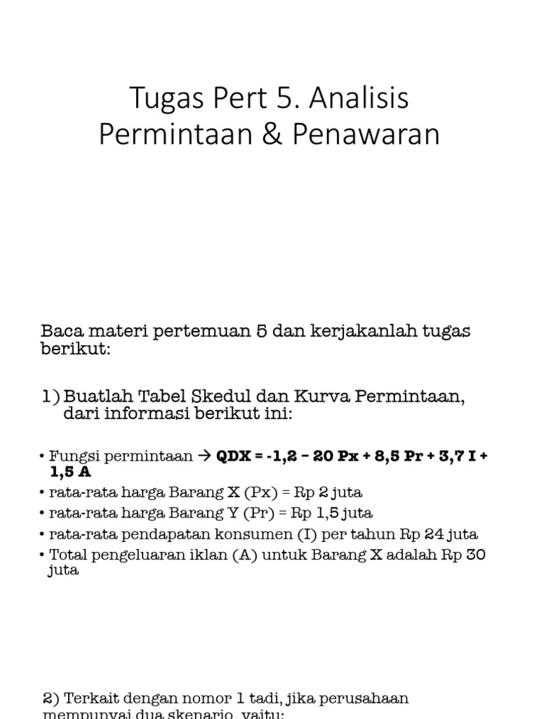 Tugas Pertemuan 5 | PDF
