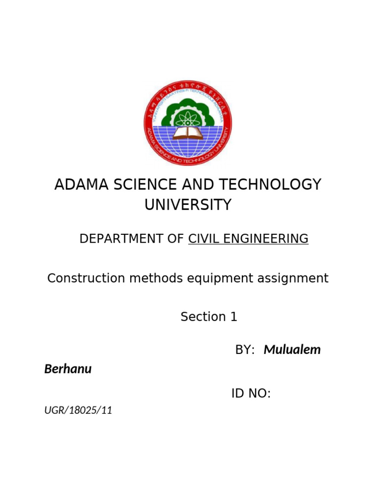 ADAMA SCIENCE AND TECHNOLOGY UNIVERSITY | PDF