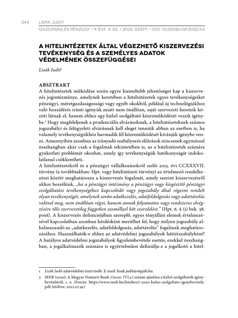 Lisak GDPR | PDF