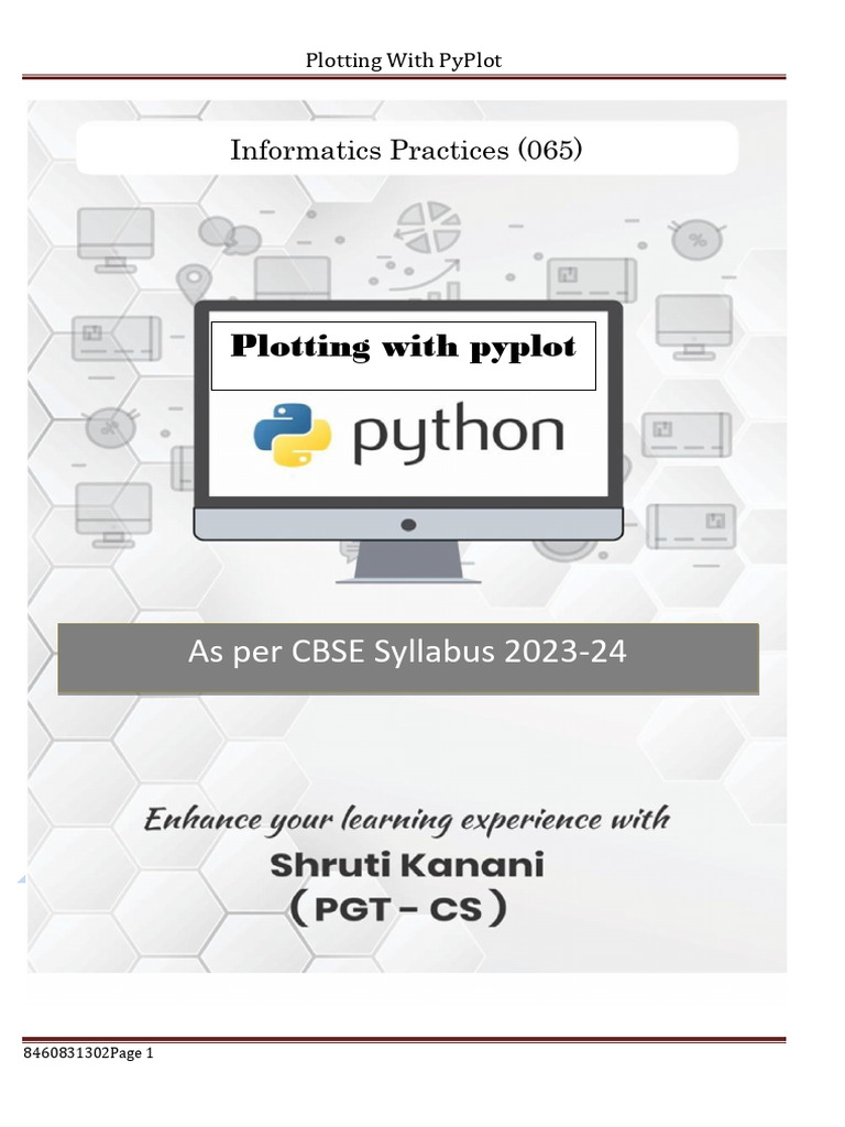 CH 3 Plotting With Pyplot | PDF