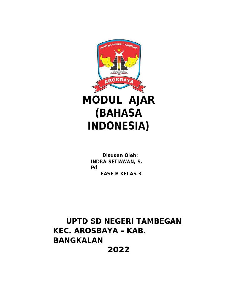Modul Ajar Berdefrenisiasi Kls 3 | PDF