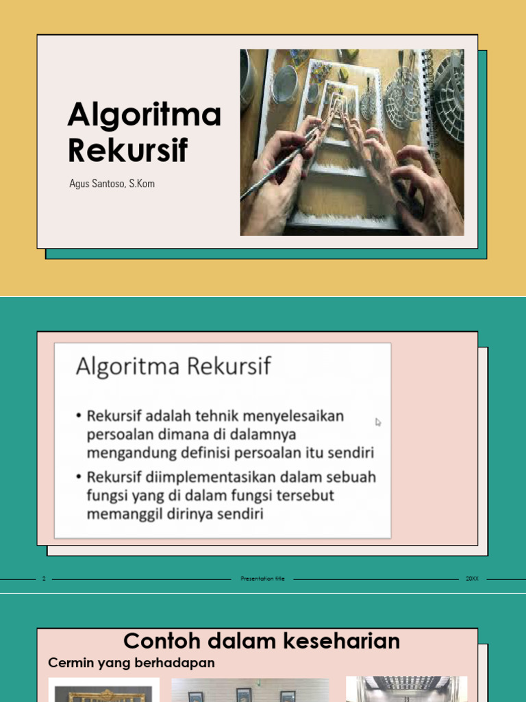 Algoritma Rekursif by Agus Santoso | PDF | Metode & Bahan Ajar