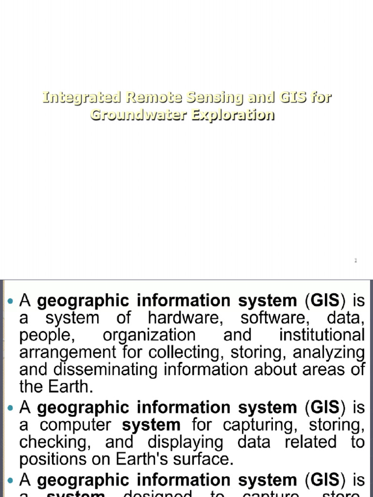 Lesson Plan 5 - Remote Sensing and Groundwater | PDF