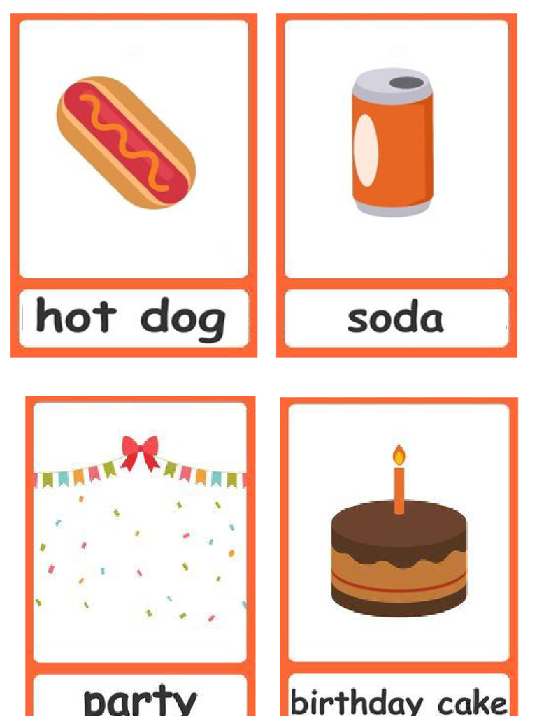 Birthday Flashcards | PDF
