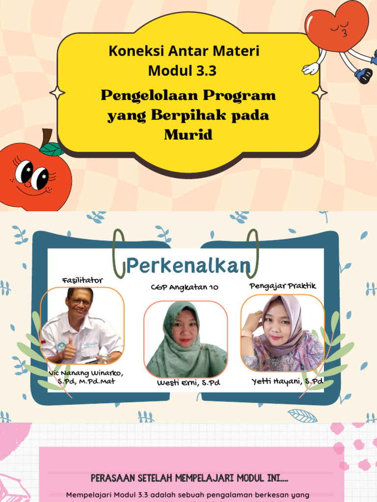Koneksi Antar Materi Modul 3.3 | PDF