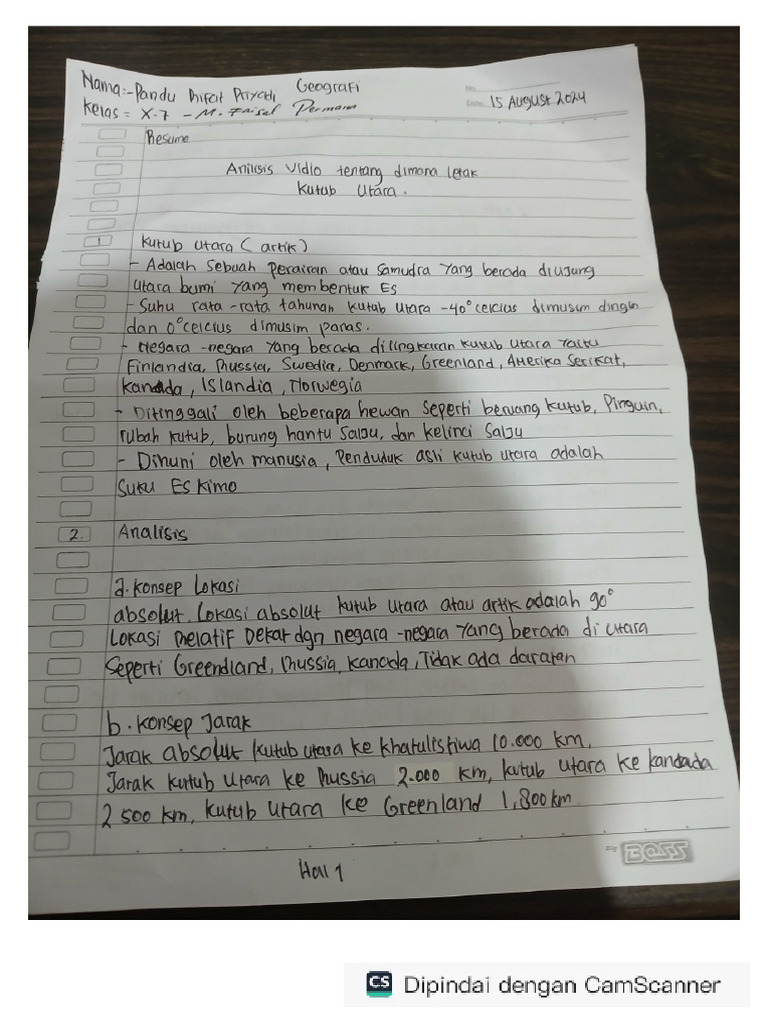 Resume Kutub Utara, Pandu Rifat Priyadi, M.Faisal Permana | PDF