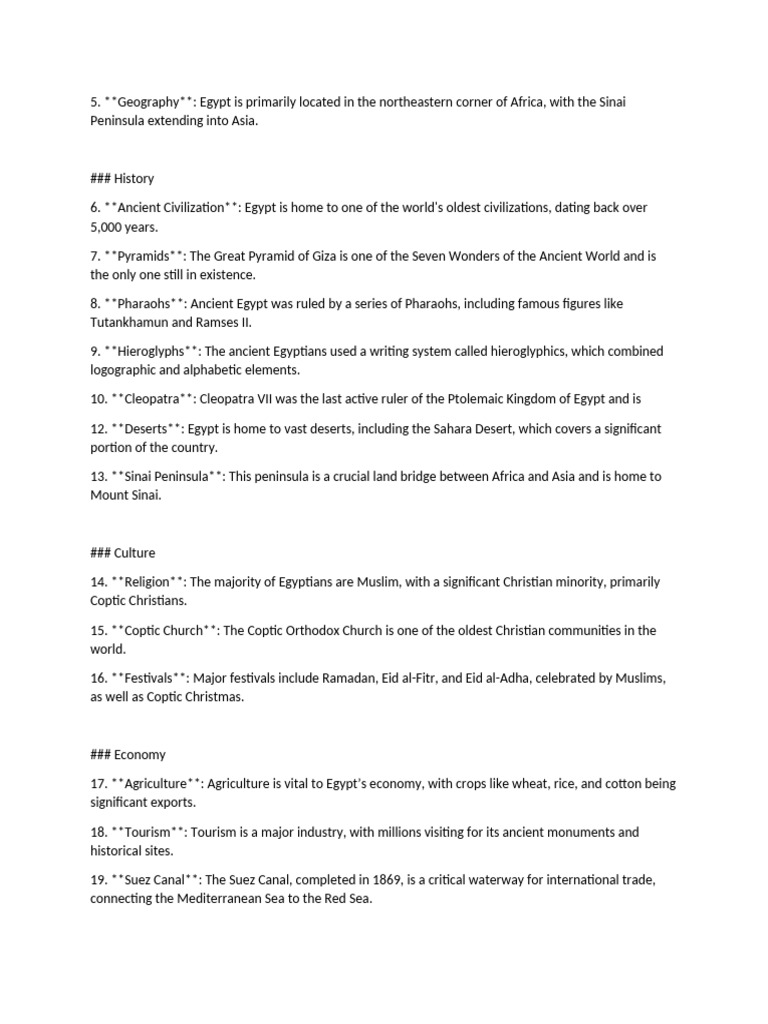 50 Facts About E Countries | PDF