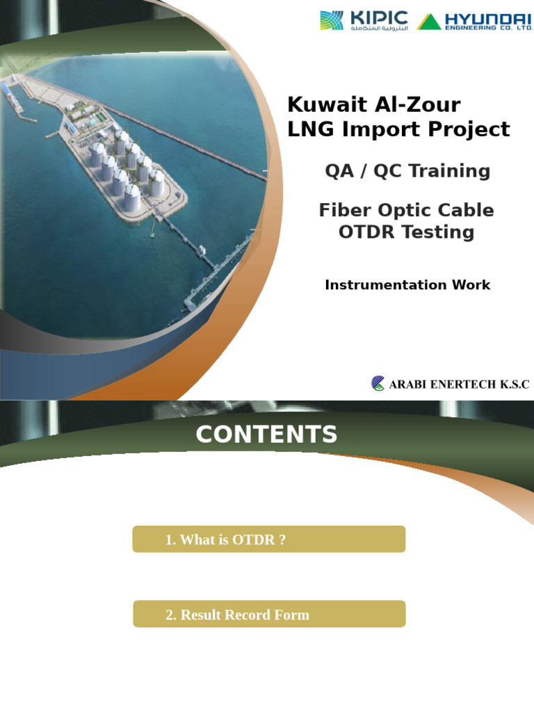 Fiber Optic Cable OTDR Testing | PDF