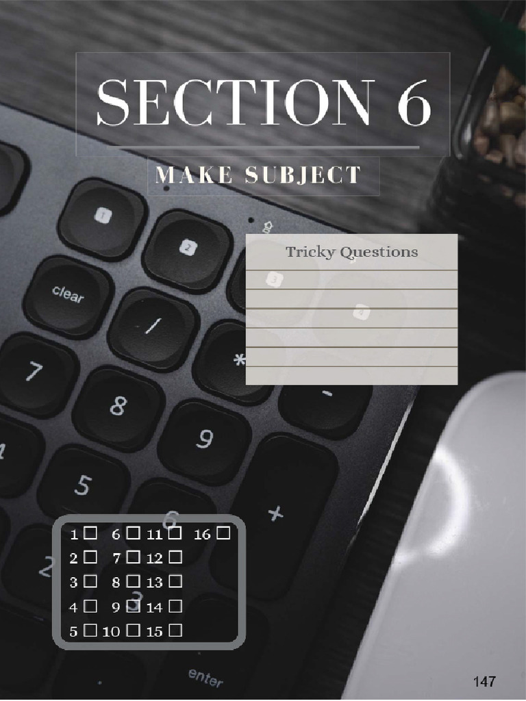 Indices + Make Subject HW 3 | PDF