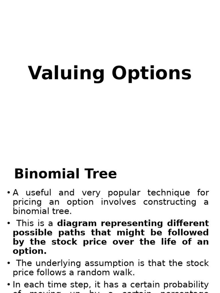 Valuing Options | PDF