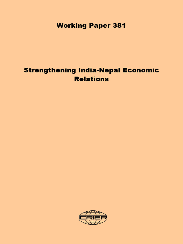 Working Paper 381 | PDF