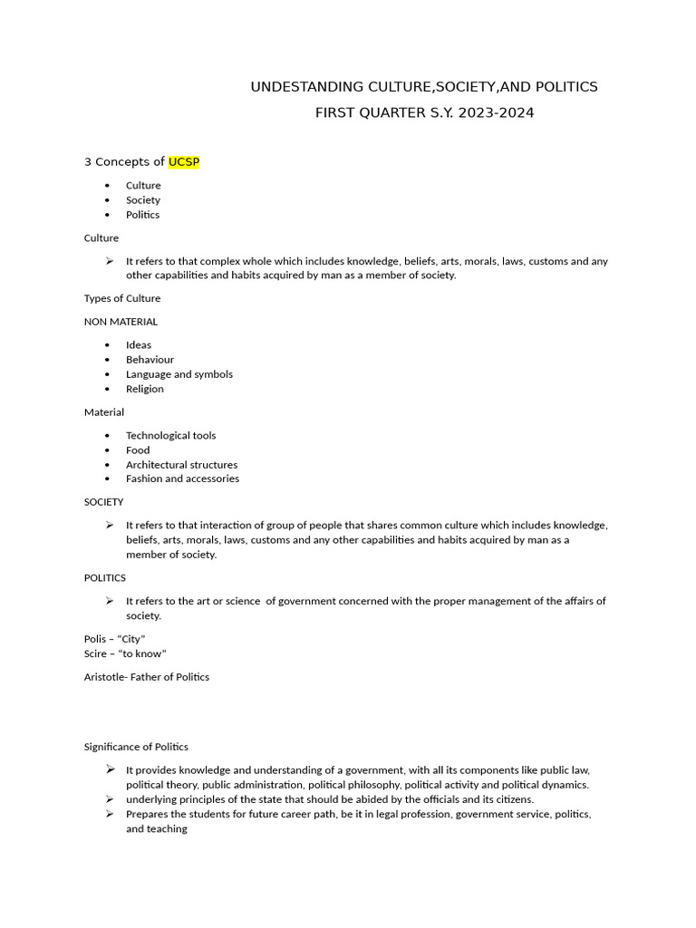 Undestanding Culture | PDF