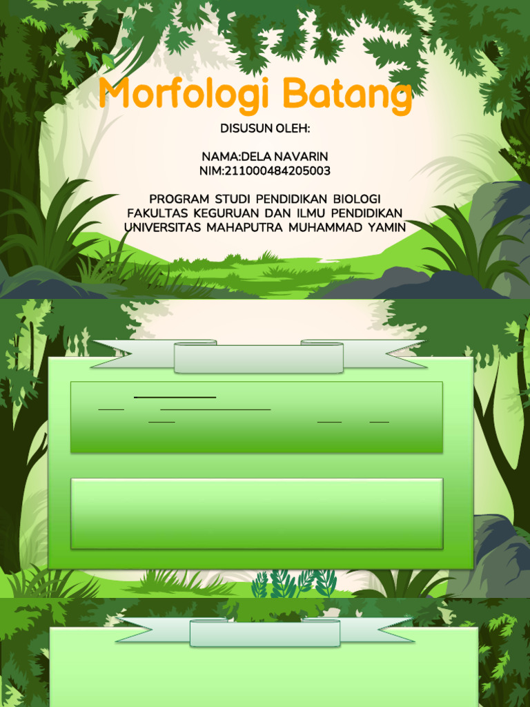 Morfologi Batang | PDF