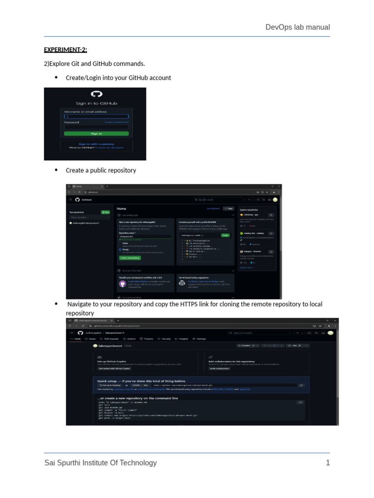 Lab Experiment2 | PDF