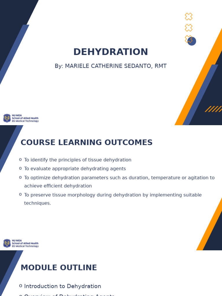 Dehydration Techniques and Agents Guide | PDF | Ethanol | Science ...