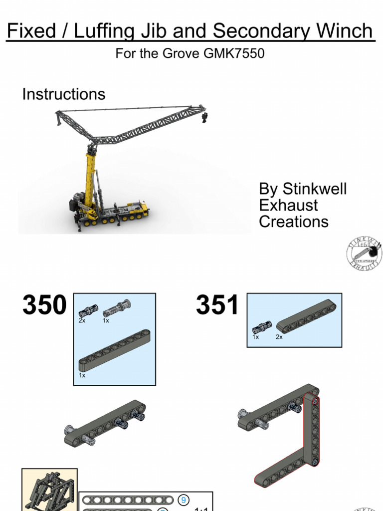 Grove GMK 7550 Luffing Jib | PDF