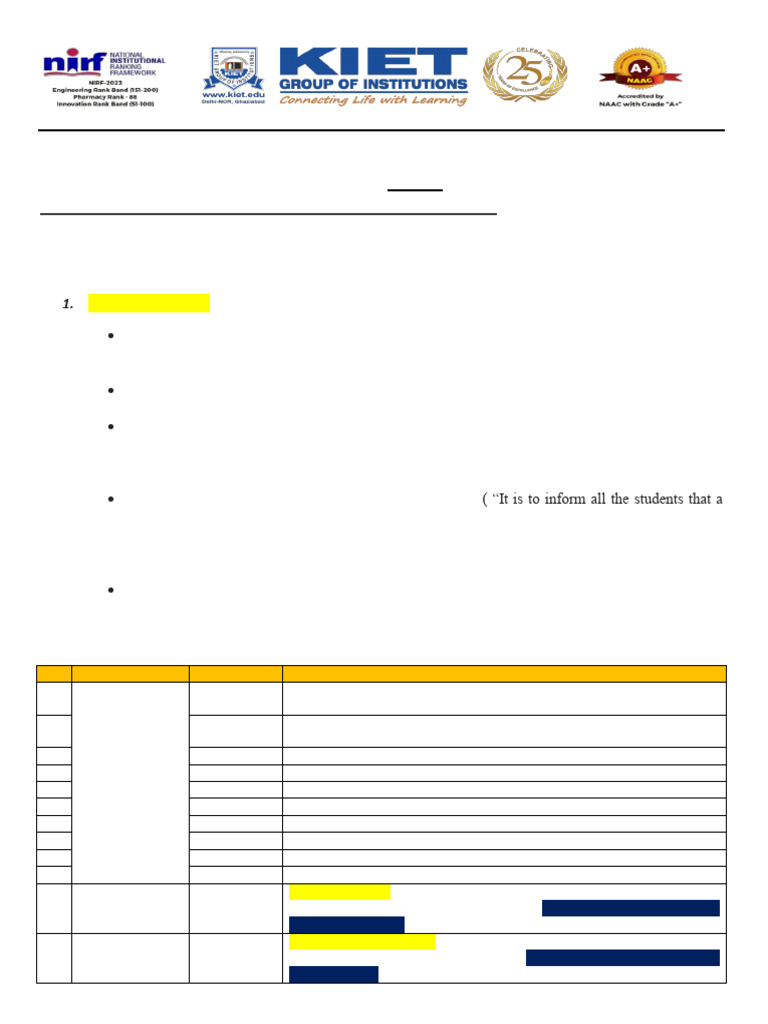 Registation Process For IT 1st Year Students Final | PDF