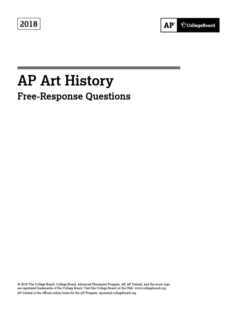 Ap18 FRQ Art History | PDF