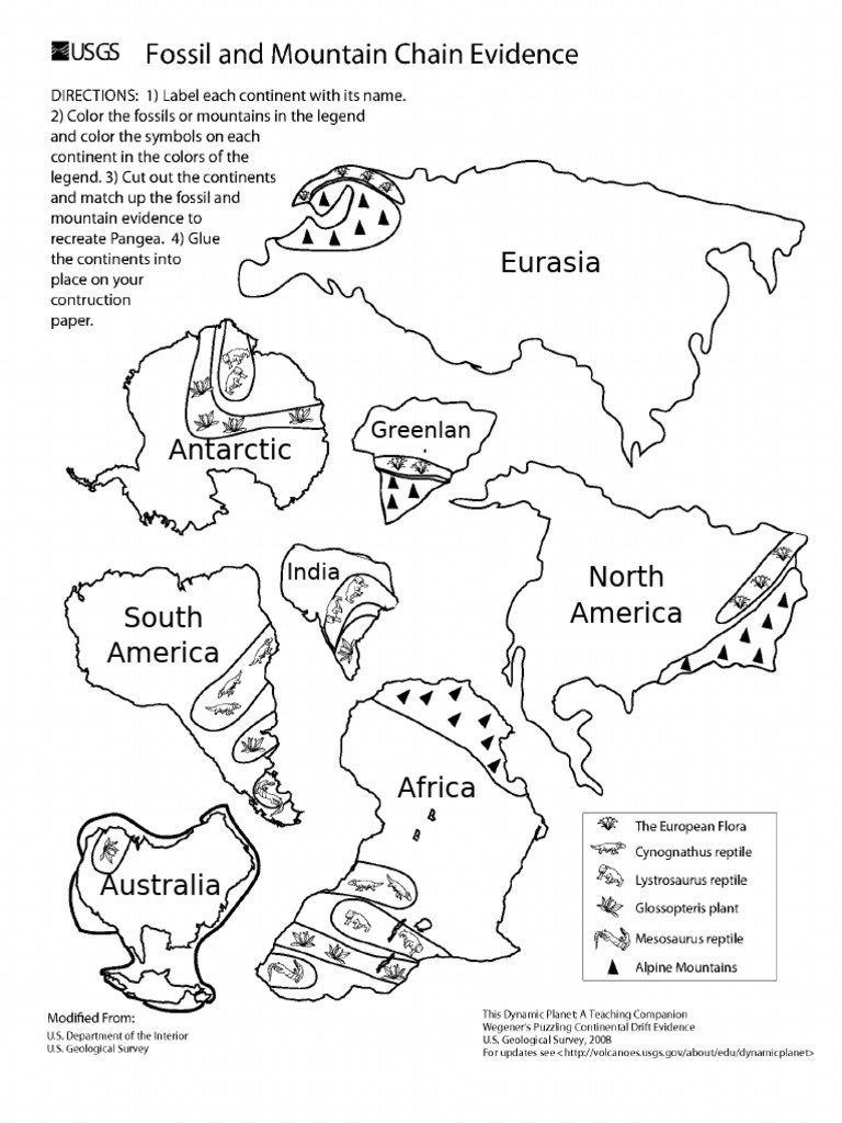 Science PETA Continental Drift | PDF