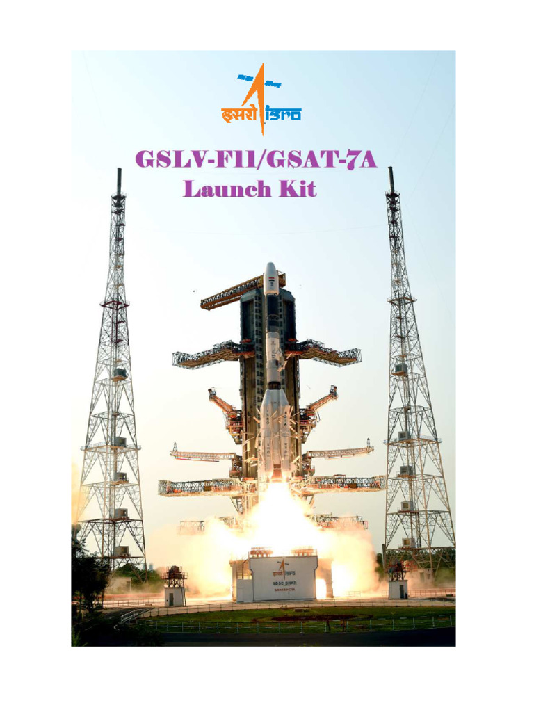 GSLV-F11 Launch: GSAT-7A Details | PDF | Space Programs | Rockets And ...