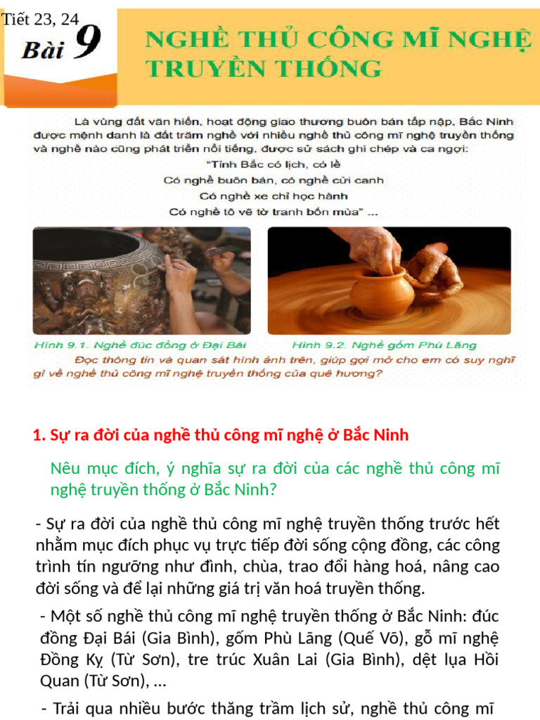 Tiet 23 24 Bai 9 Lang Nghe Thu Cong D019e | PDF
