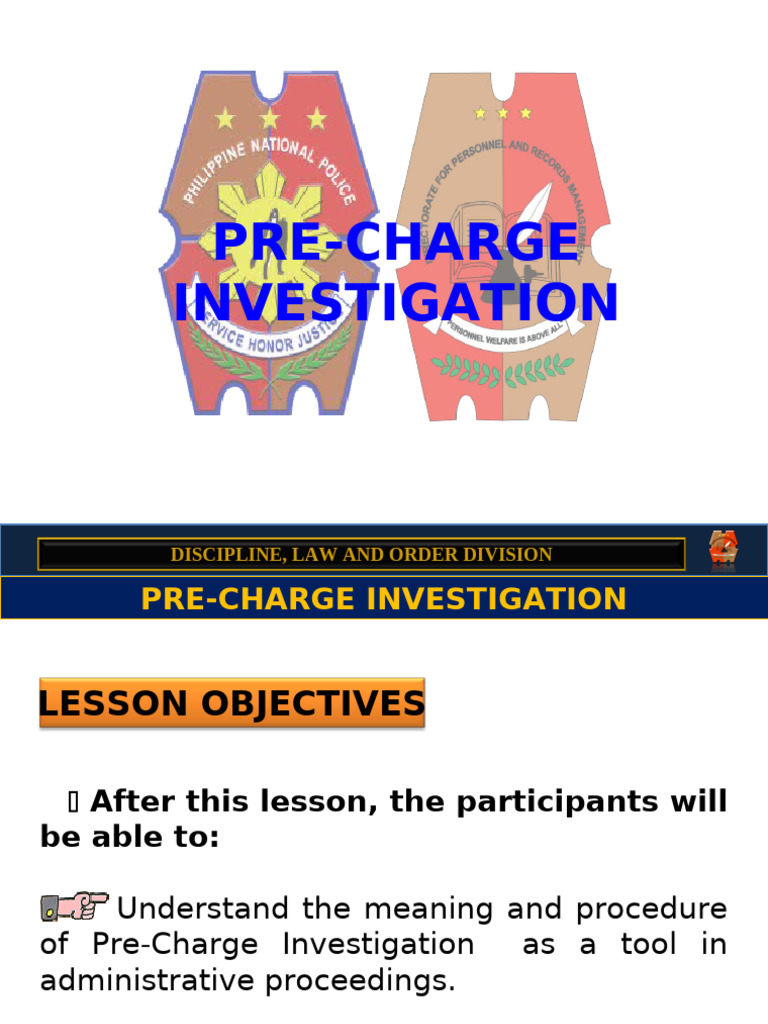 Flow Chart On Pre-Charge Investigation (NMC No. 2016-002) | PDF