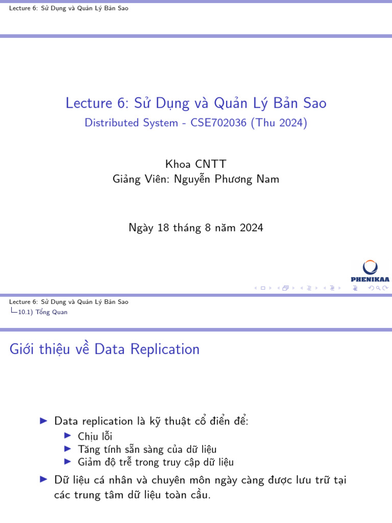 Lecture6 - Tạo bản sao và lưu trữ | PDF