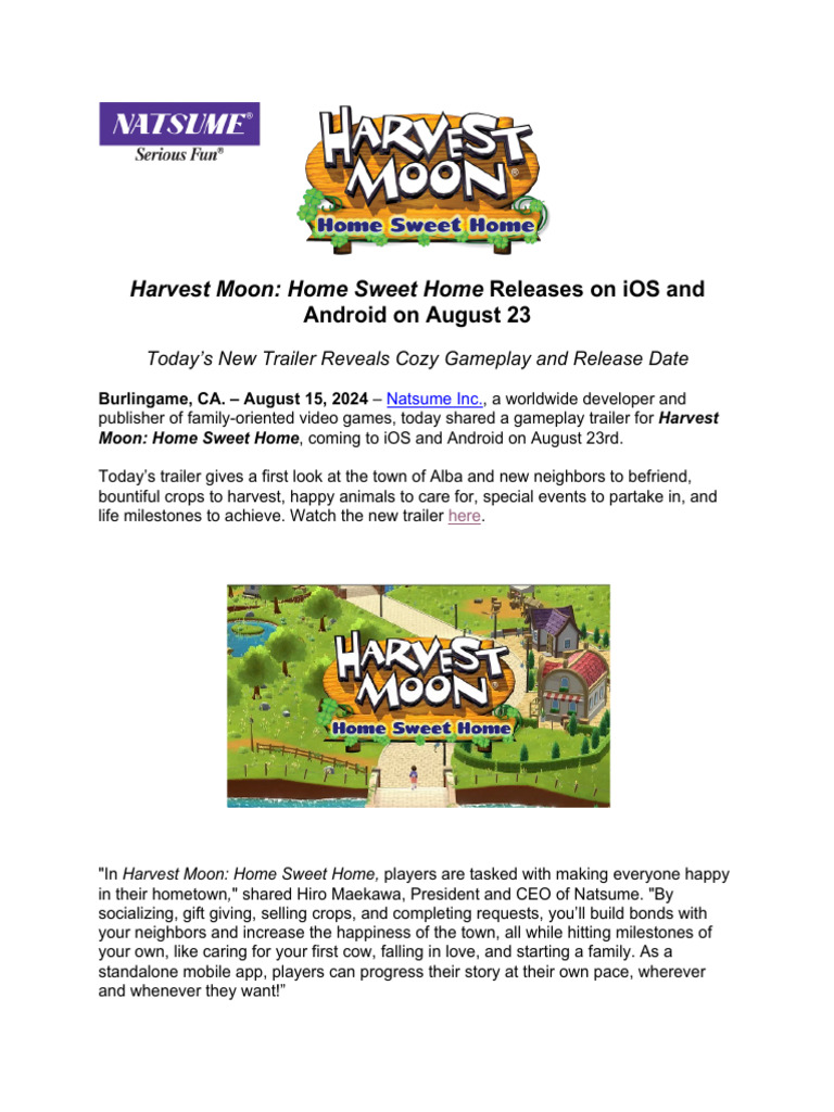 Pid - 357 - HM-HSH - Trailer Announcement | PDF