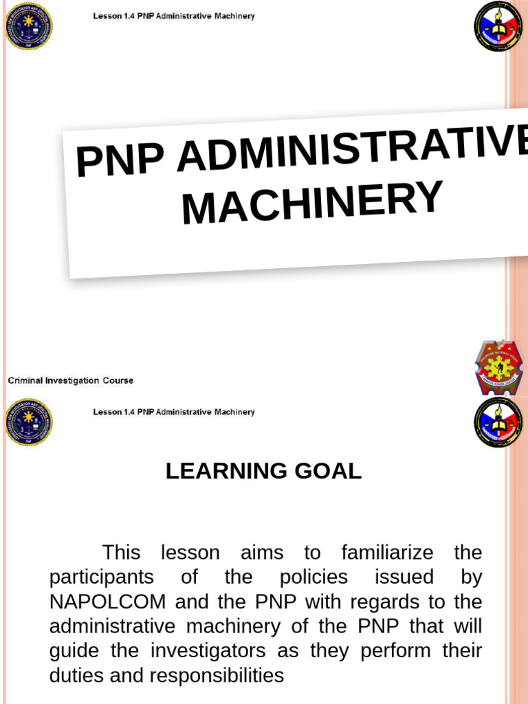Lecture Administrative Machinery | PDF