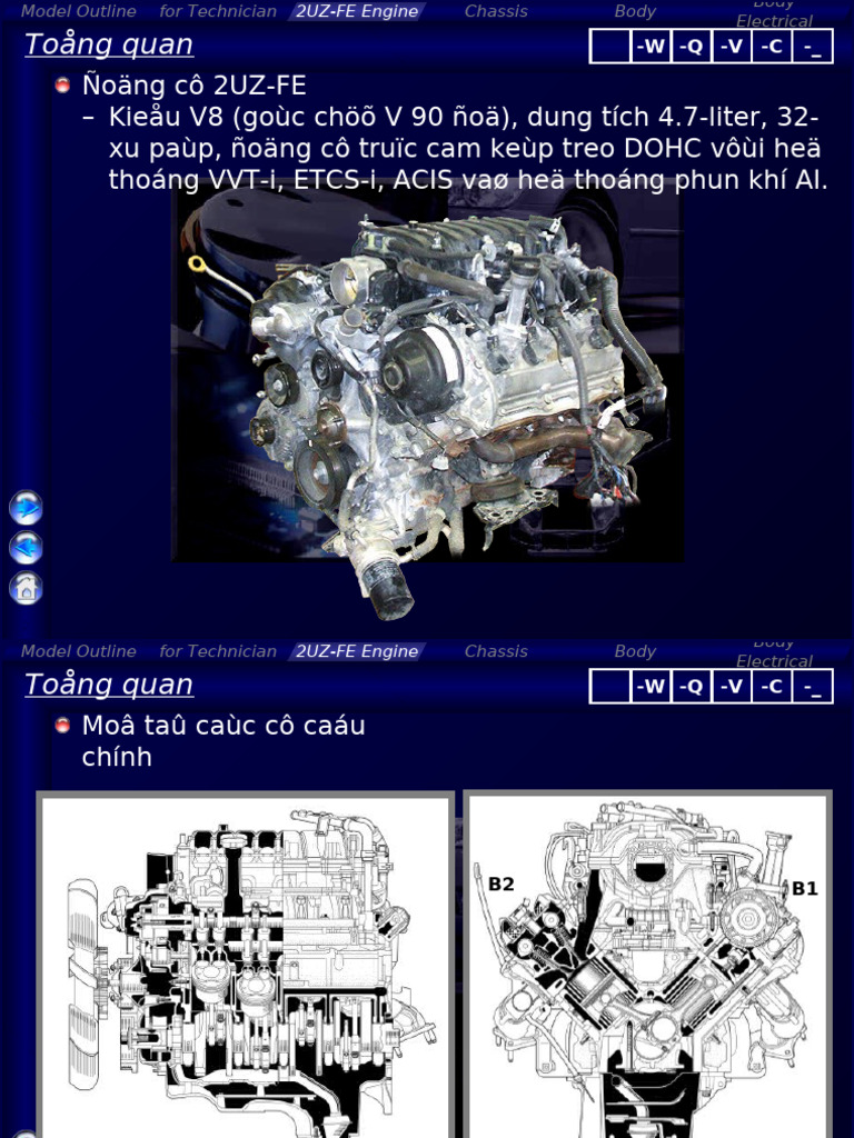 02 Land Cruiser Engine 2uz-Fe | PDF