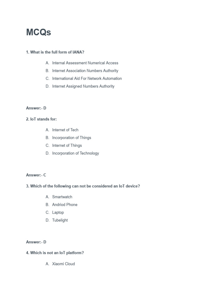 MCQs | PDF | Computer Network | Business MCQs | PDF | Computer Network | Business