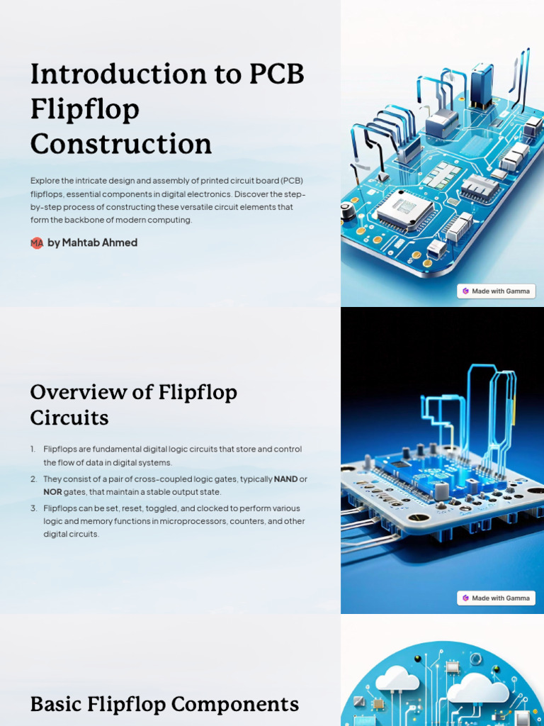 PCB Flipflop Design and Assembly Guide | PDF | Electronic Circuits ...